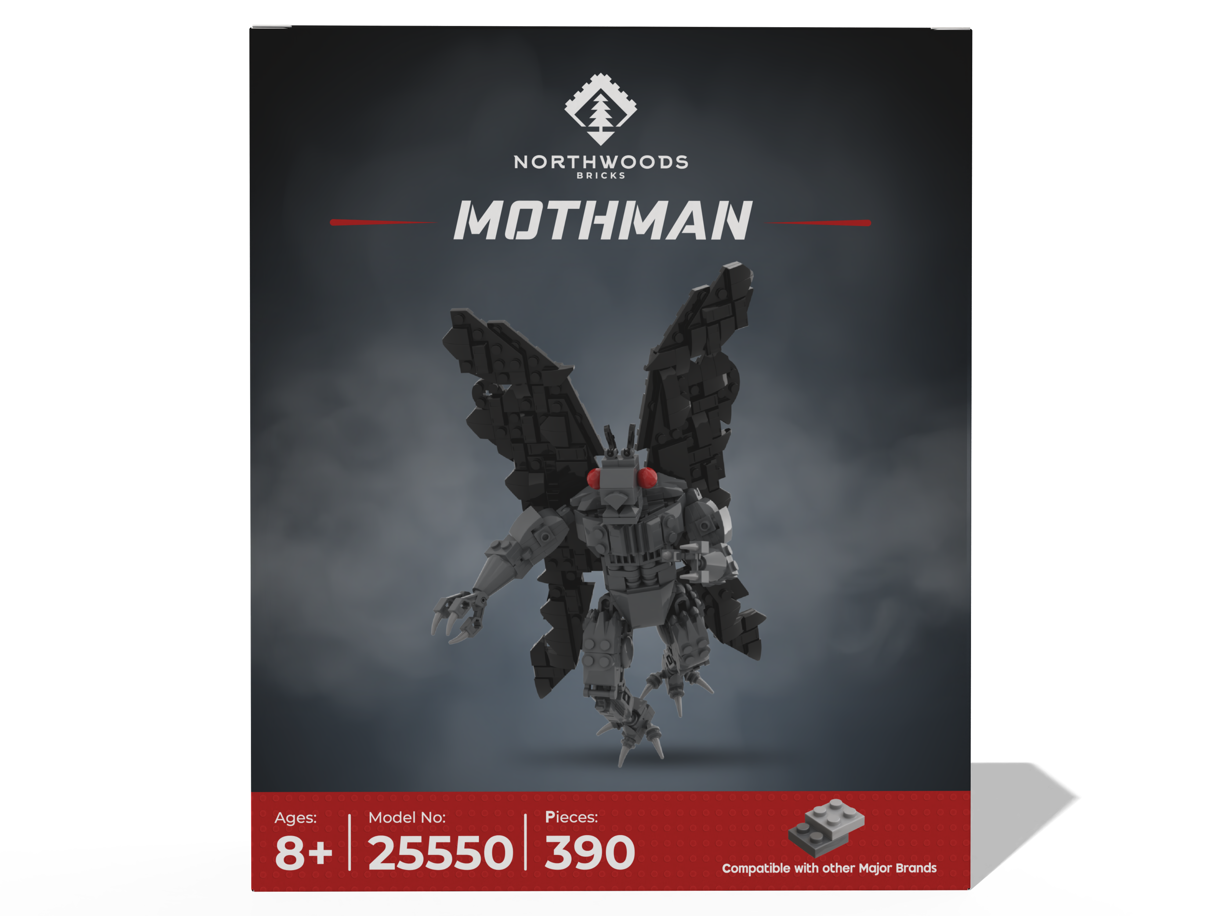 Mothman Brick Set (390 pcs) – Cryptid from Point Pleasant | Northwoods ...