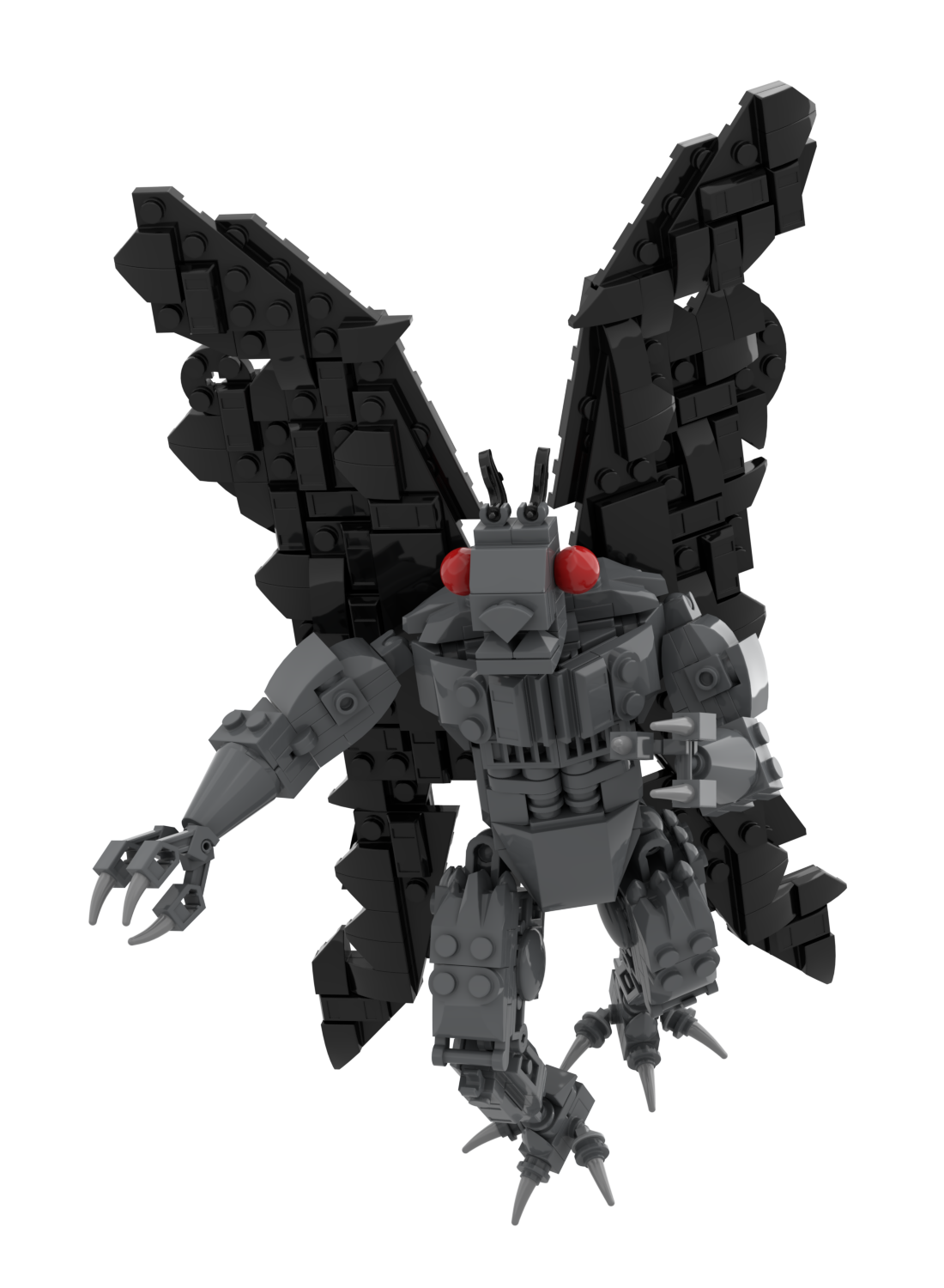 Mothman Cryptid Brick Set | Northwoods Bricks